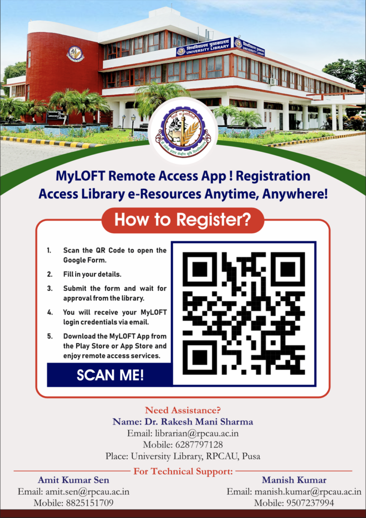 Admission Notice - Dr. Rajendra Prasad Central Agricultural University